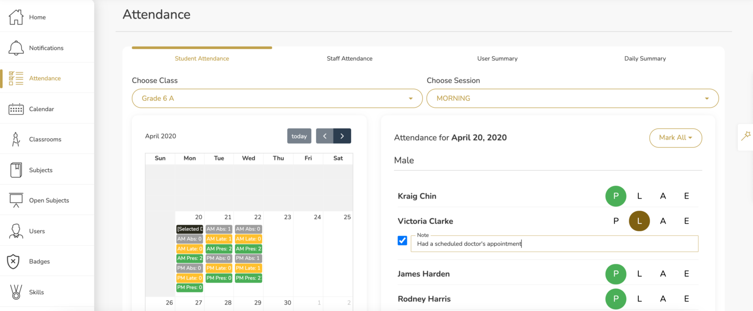 Attendance - SmartTerm Technology Ltd